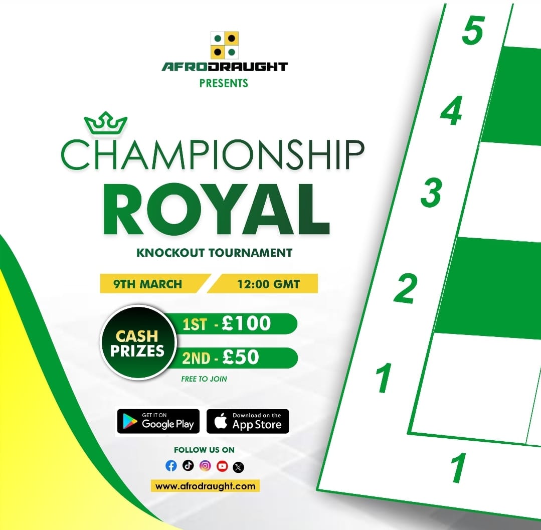 AfroDraught - Online Draught Board Game